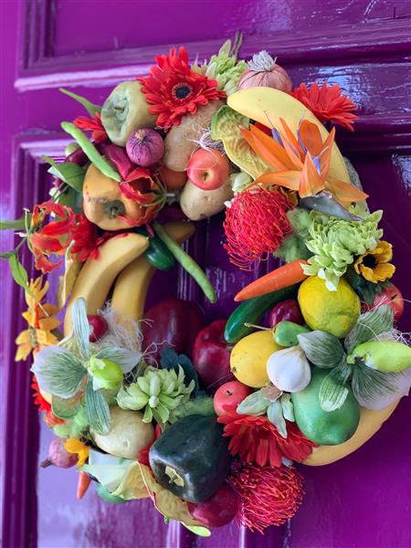 Fruit Door Wreath